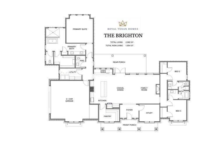 Brighton - Royal Texan Homes: Custom, Energy-Efficient Homes in Texas